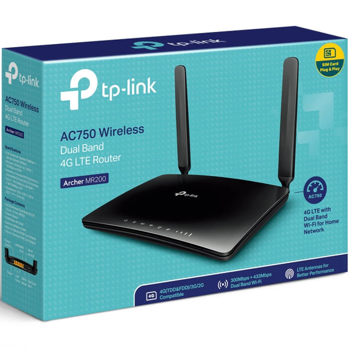 مودم روتر بی سیم 4G تی پی لینک مدل Tp-Link MR200